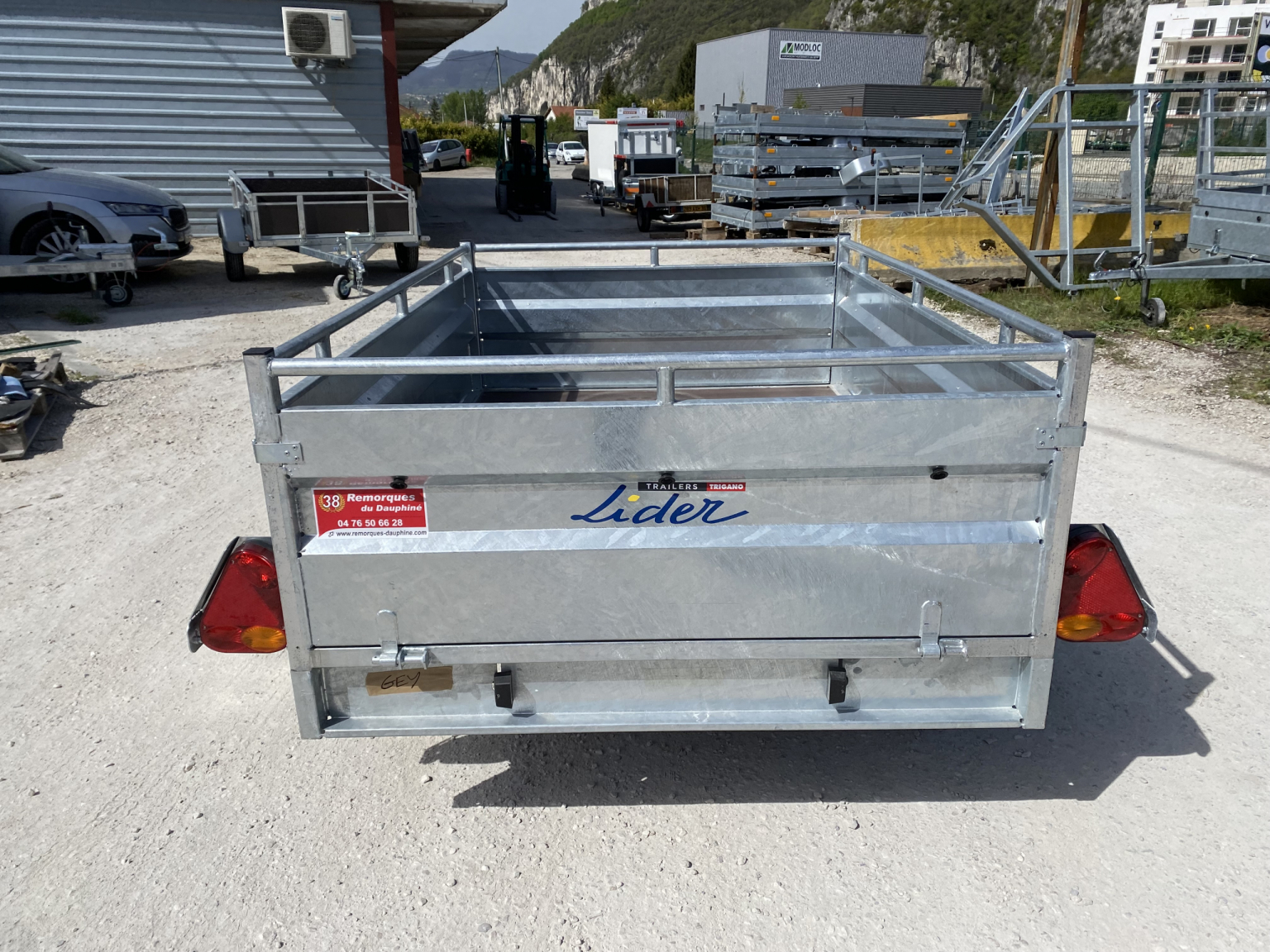 Remorque Lider Robust 39350 200 x 134 cm 500/750KG - Remorques de L'Estérel