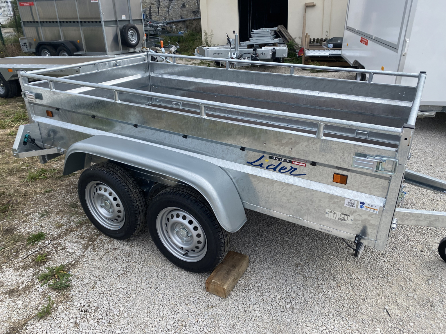 Remorque Lider Robust 39394 253 x 134 cm 500/750KG - Remorques de L'Estérel